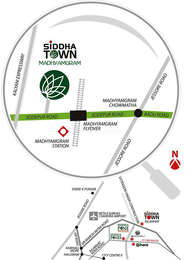 Siddha Group Siddha Town Map - Madhyamgram, Kolkata Location Map