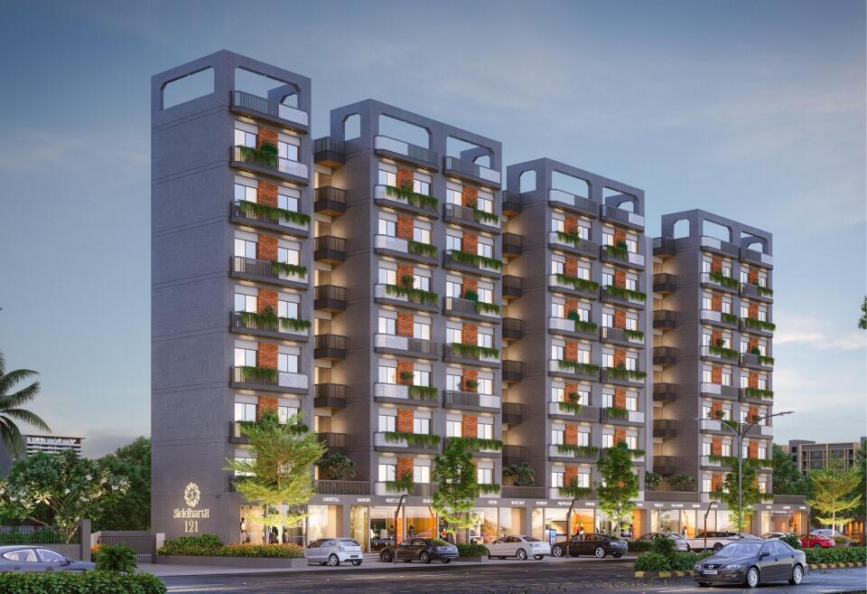 Siddharth 121 Dabhoi Road, Vadodara | Price List & Brochure, Floor Plan, Location Map & Reviews