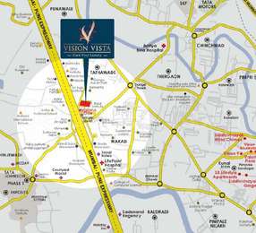 Siddhivinayak Groups Siddhivinayak Vision Vista Map - Tathawade, Pune ...