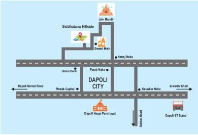 Siddhtanu Develovers Siddhatanu Hillside Map - Dapoli Camp, Ratnagiri ...