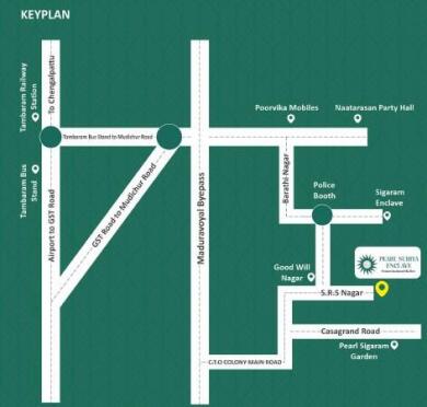 Sigaram Realtors Sigaram Pearl Suriya Enclave Map - West Tambaram ...