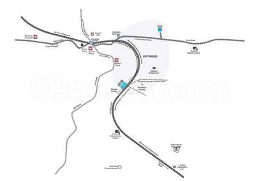 Sigma One Landmarks Sigma One Capital Map - Kothrud, Pune Location Map