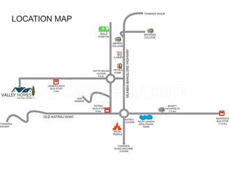 Sigma Realty Pune Sigma Valley Homes Map - Katraj, Pune Location Map