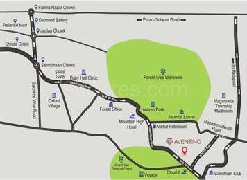 Sigma Housing Sigma Aventino Map - Mohammed Wadi, Pune Location Map