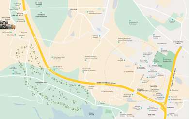 Signature Avenues Signature Altius Map - Kollur, Hyderabad Location Map