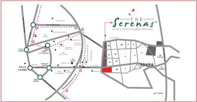Signature Global India Limited Signature The Serenas Map - Sohna ...