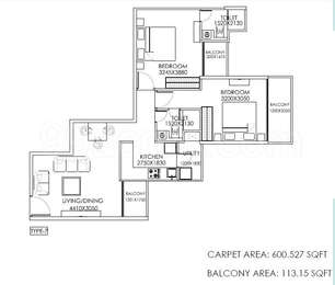 2 BHK Apartment / Flat for sale in Signature The Serenas Sohna Gurgaon ...