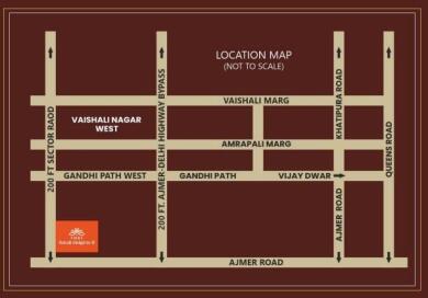 Signature Properties Jaipur Signature Shri Balaji Heights 2 Map - Vaishali Nagar, Jaipur ...
