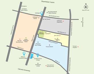 Signum Group Signum Aristo Map - Hatibagan, Kolkata Location Map