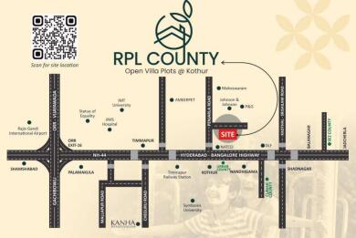 Urban City Infra Developers Urban City RPL County Map - Shadnagar ...