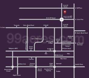 Silver Group Pune Silver 9 Map - Moshi, Pune Location Map