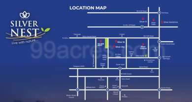 Silver Group Pune Silver Nest Map - Chikhali, Pune Location Map