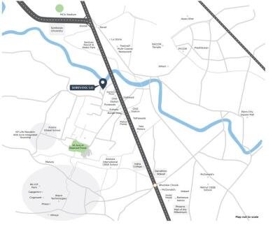 Silveroak Builders and Developers abc Map - Punawale, Pune Location Map