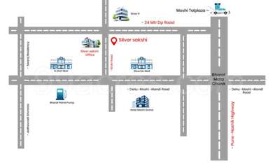 Silver Group Pune Silver Sakshi Map - Borhade Wadi, Pune Location Map