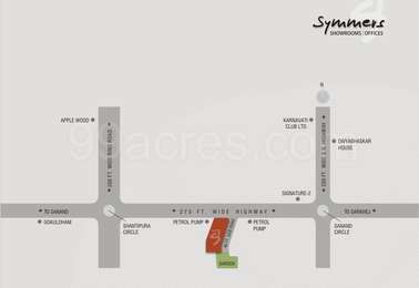 Sim Developer Sim Symmers Business Park Map - Sarkhej, Sarkhej Okaf ...