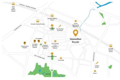 Simandhar Homes LLP 49 Simandhar Royale Map - Chembur, Mumbai Location Map