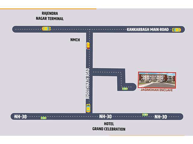 Jagmohan Enclave Kankarbagh, Patna | Price List & Brochure, Floor Plan, Location Map & Reviews