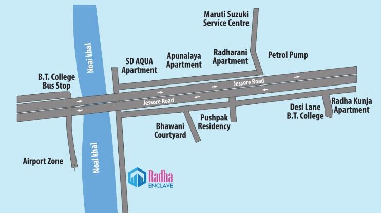 Sinha Radha Enclave Madhyamgram, Kolkata North | Price List & Brochure, Floor Plan, Location Map ...
