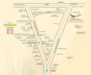Siri Group Bhuvana Brundavana Garden Map - Rajankunte, Bangalore North ...