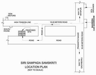 Siri Sampada Constructions Builders Siri Sampada Samskriti Map ...