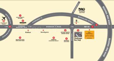 Siri Sampada Townships LLP Siri Sapta Varna Map - Shadnagar, Hyderabad ...