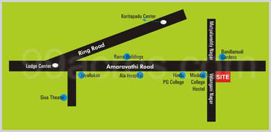 Siva Constructions Sivas TRR Classic Towers Map - Gorantla, Guntur ...