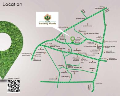 Sizzle Properties Sizzle Serenity Woods Map - Whitefield, Bangalore ...