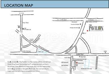 SJR Prime Corporation Pvt. Ltd SJR The Pavilion Map - Devarabeesana ...