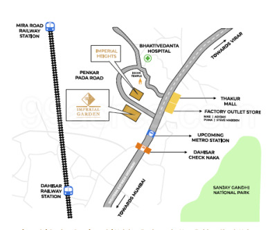 SK Heights Builders and Developers LLP SK Imperial Garden Map - Mira ...
