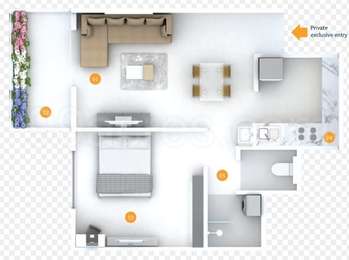 2 BHK Apartment / Flat for sale in SKYi First Bhugaon Pune - 956 Sq. Ft ...