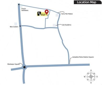 Skylark Builder Skylark Map - Baba Deep Nagar, Nagpur Location Map