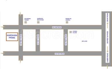 Skyline Builders and JC Group Skyline Kardhani Prime Map - Kalwar Road ...