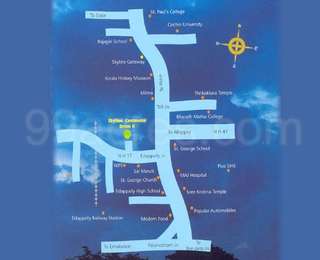 Skyline Builders Skyline Centennial Orion 2 Map - Edappally, Kochi ...