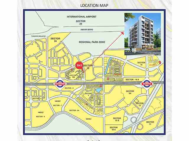 Skyline Bhakti Ornate Ulwe, Navi Mumbai | Price List & Brochure, Floor Plan, Location Map & Reviews