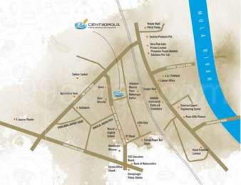 Skywards Ashtika Lifestyle and Shiroles Centropolis Map - Shivaji Nagar ...