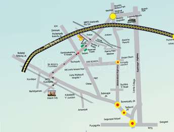 SL Group Hyderabad SL Belmont Homes Map - Kompally, Secunderabad ...
