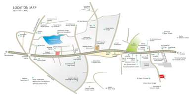 SLN Developers SLN Urbana Map - Kompally, Hyderabad Location Map