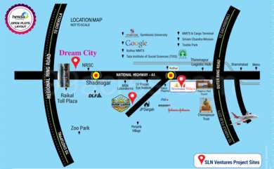 SLN Ventures SLN Srinivasa Nilaya Map - Kothur, Hyderabad Location Map