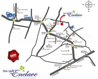 SLV Structures SLV Sri Vari Enclave Map - Horamavu Agara, Bangalore ...