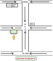 SM Enterprises Indore Maloo 01 Map - Ring Road, Indore Location Map