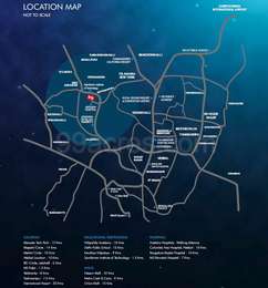 SMR Holdings SMR Vinay Estella Map - Vidyaranyapura, Bangalore Location Map