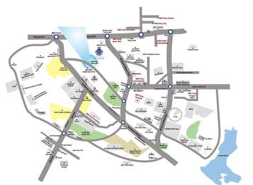 SMR Holdings SMR Vinay Iconia Map - Kondapur, Hyderabad Location Map