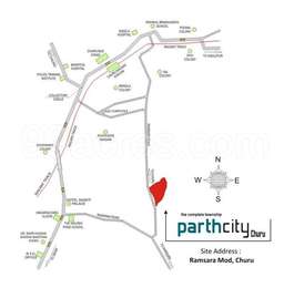 SNG Group SNG Parth City Map - Ramsara, Churu Location Map