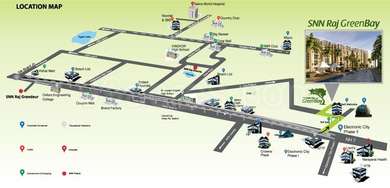 SNN Raj Corp SNN Raj Greenbay Map - Doddanagamangala, Bangalore ...