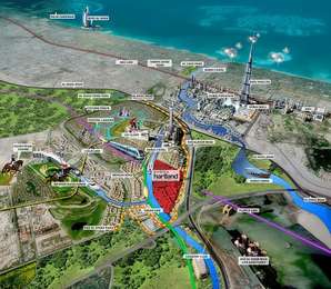 Sobha Developers Sobha Hartland Map - Mohammed Bin Rashid Al Maktoum ...