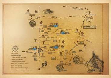 Sobha Developers Sobha City Map - Thanisandra, Bangalore Location Map