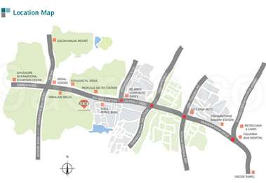 Sobha Developers Sobha Ruby Map - Tumkur Road, Bangalore Location Map