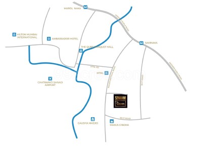 Somani Developers Somani 72 East Map - Sakinaka, Mumbai Location Map