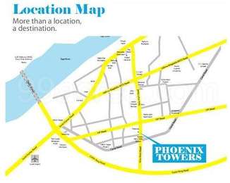 Someshwar Group Someshwar Phoenix Towers Map - Vesu, Surat Location Map