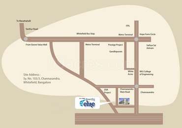 Soorya Properties and Sree Maheswara Developers Shree Keerthi Elite Map ...